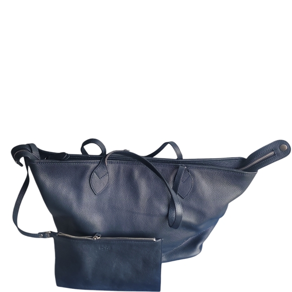 ROYCE New York | Bags | Elegant Navy Blue Leather Tote Bag | Poshmark